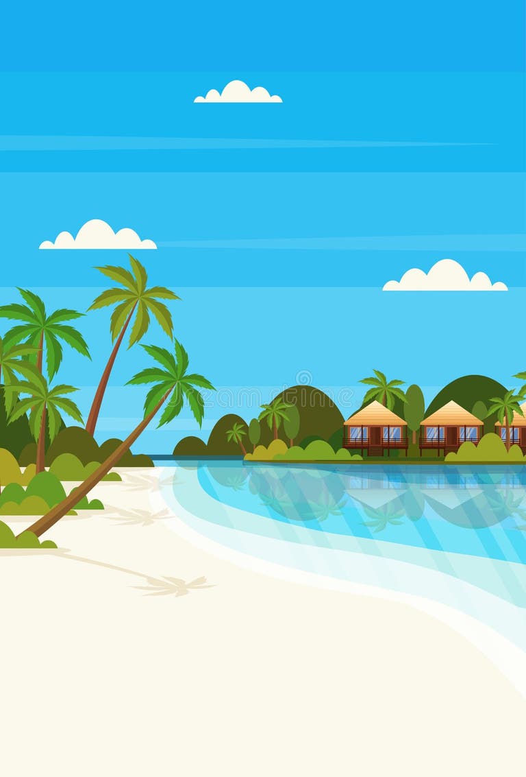 Tropical Bungalow Stock Illustrations 6 959 Tropical Bungalow Stock