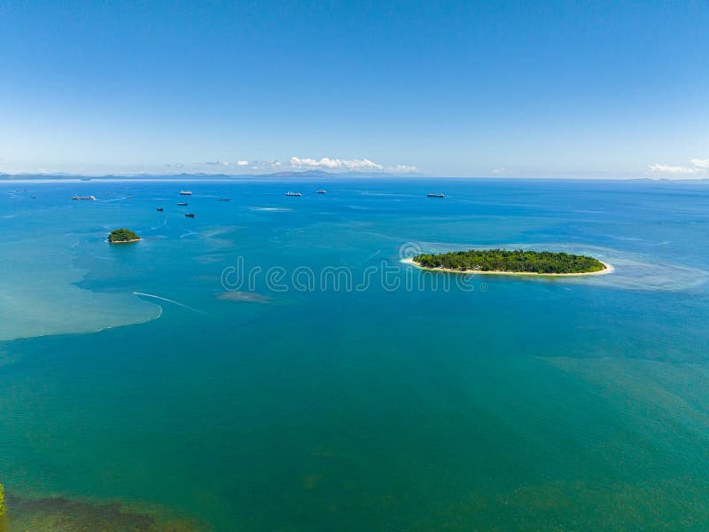 Top View of Tropical Island. Philippines. Stock Photo - Image of ...