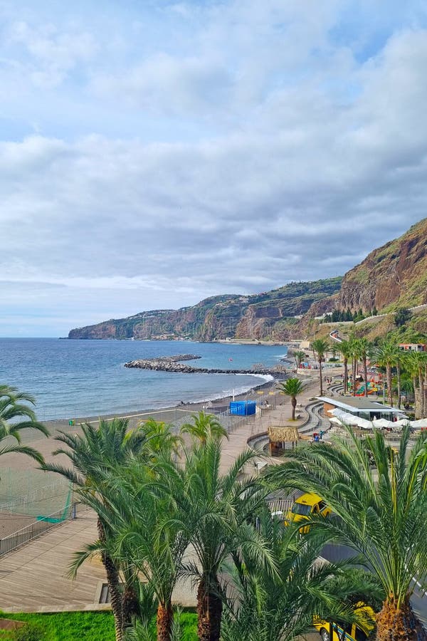 Tropical Islands in the Atlantic Ocean. Rest on the Islands. Green Palm ...