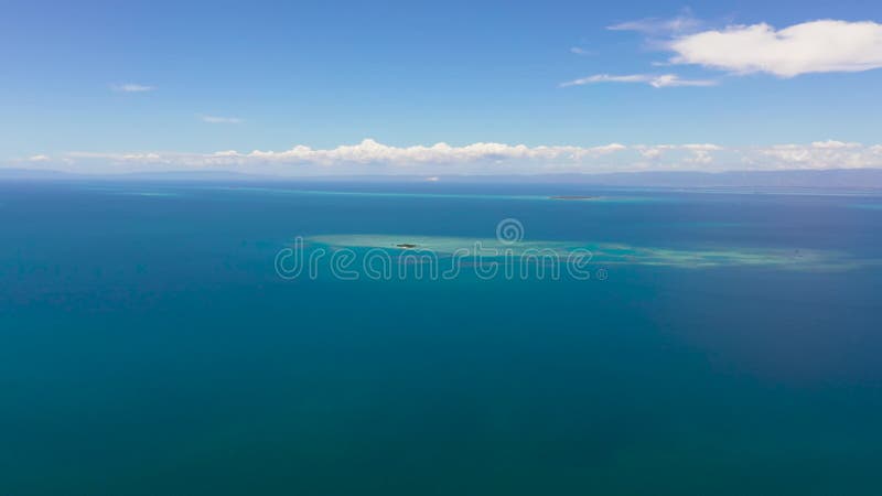 Blue Sea and Tropical Islands. Cebu Strait, Philippines. Stock Video ...