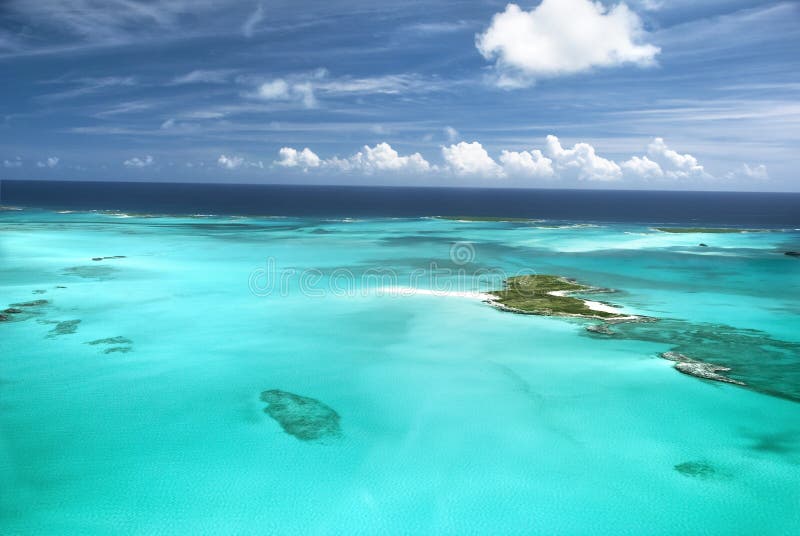 Tropical Islands & Sandbars from the Sky Stock Photo - Image of antigua ...