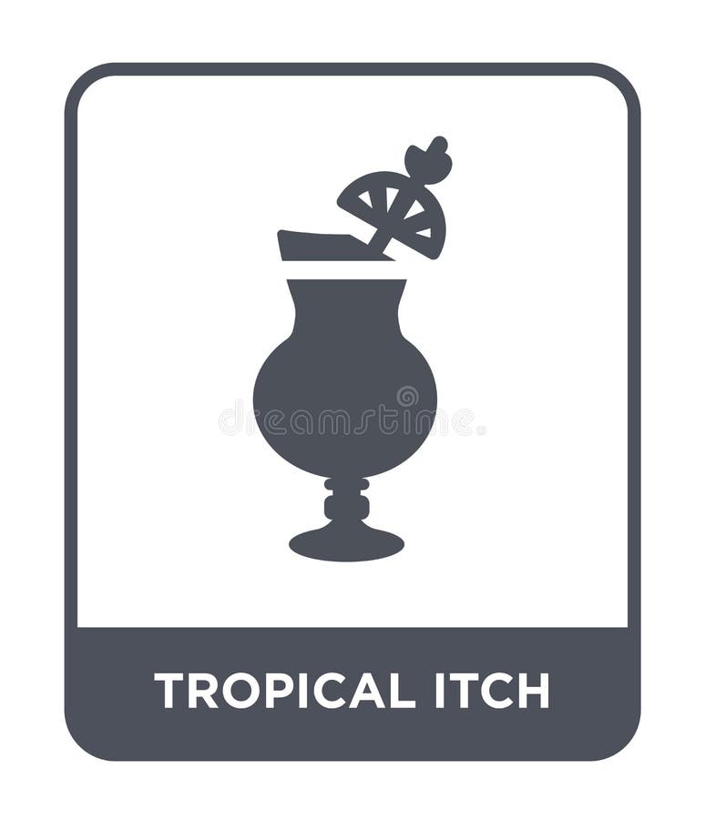 Tropical Itch Icon in Trendy Design Style. Tropical Itch Icon Isolated ...