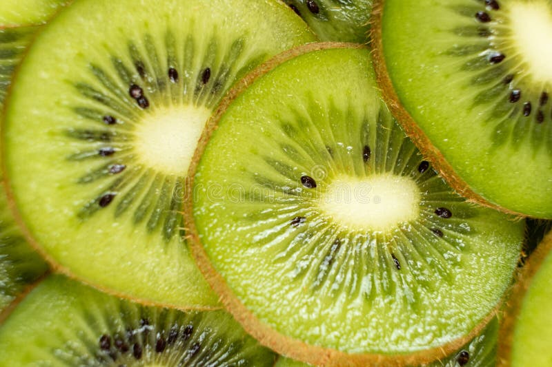 Tropical Kiwi Slice Pattern. a Burst of Green Freshness Stock Photo ...