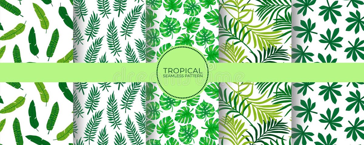 Tropical Leaf Patterns Stock Illustrations – 32,816 Tropical Leaf ...