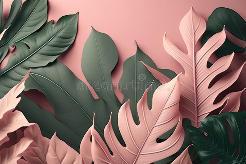 Tropical Leave Illustration Stock Illustration - Illustration of green ...
