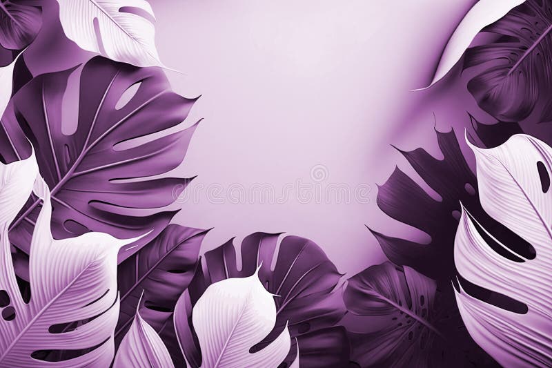 Tropical Leave Illustration Stock Illustration - Illustration of poster ...