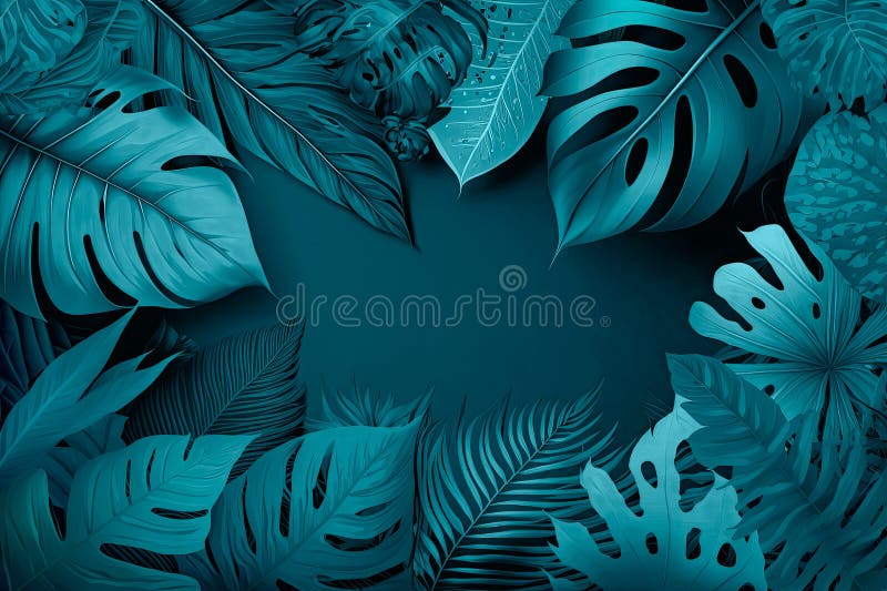 Tropical Leave Illustration Stock Illustration - Illustration of forest ...