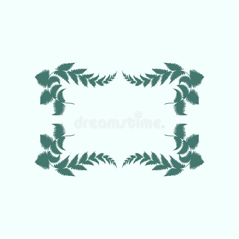 Tropical Leave Vector Image.decoration Art Shape and Logo Vector Stock ...