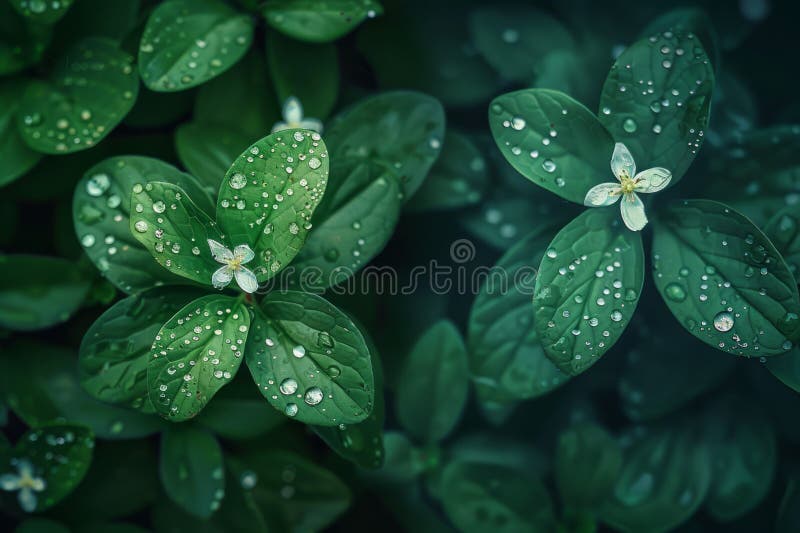 Tropical Leaves, Abstract Green Leaves Texture, Nature Background ...