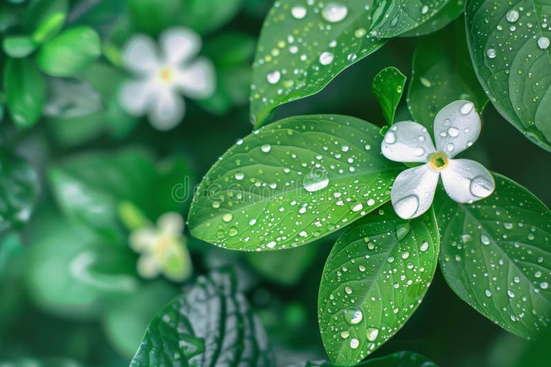 Tropical Leaves, Abstract Green Leaves Texture, Nature Background ...