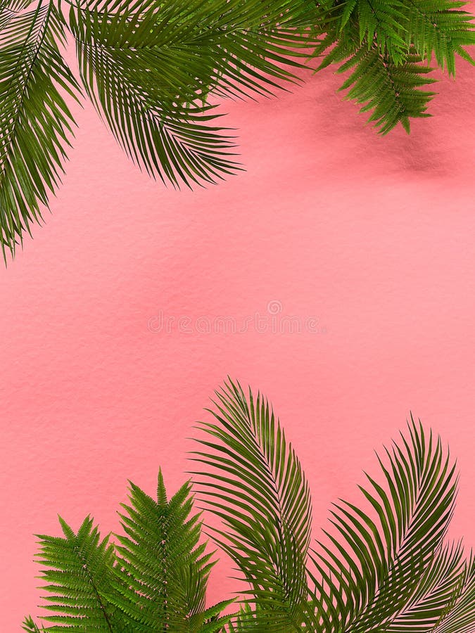 Tropical Leaves Bright Background Stock Image - Image of jungle ...