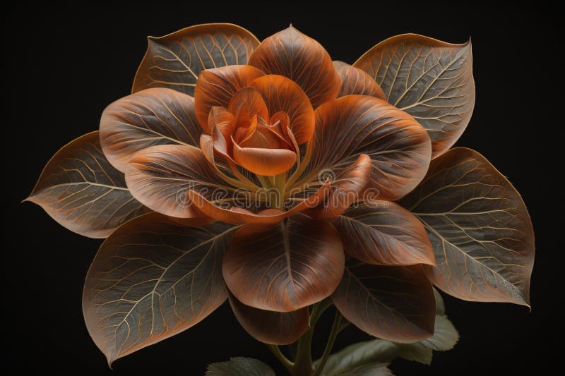 Tropical Leaves of Monstera on a Solid Color Background. Ai Generative ...