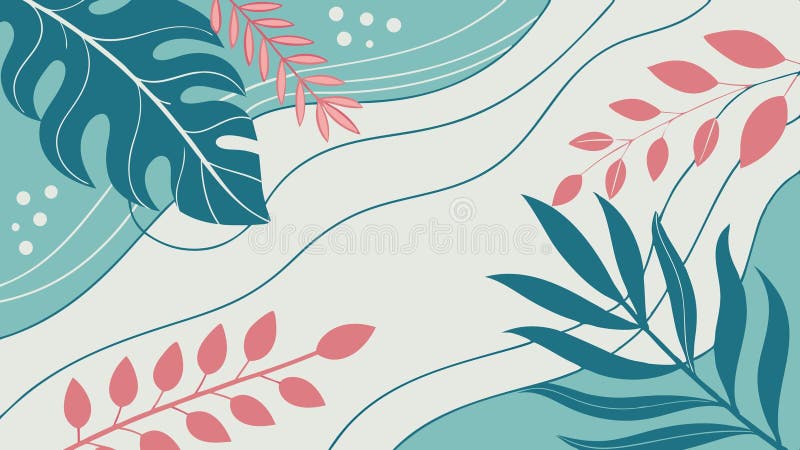 Tropical Leaves Pattern, Nature and Exotic Vector Design Generative AI ...