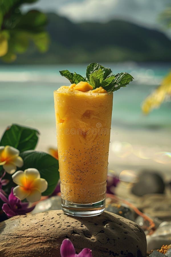 Tropical Mango Coconut Drink, Sip on Paradise with a Refreshing Blend ...