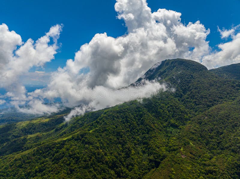 Tropical Mountain in Camiguin, Philippines. Stock Photo - Image of ...