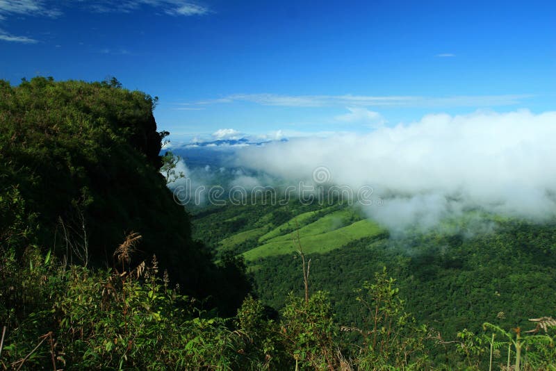 Tropical Mountains stock image. Image of blue, thailand - 17885663