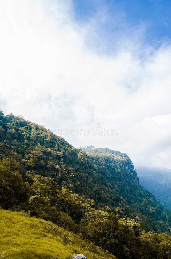 Tropical mountains stock image. Image of trekking, siam - 57396637