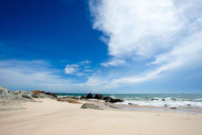 Tropical ocean and beach stock photo. Image of coast - 22726526