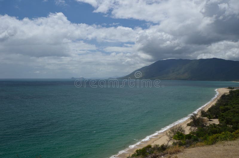 Tropical Ocean Lookout stock photo. Image of beach, douglas - 29151490