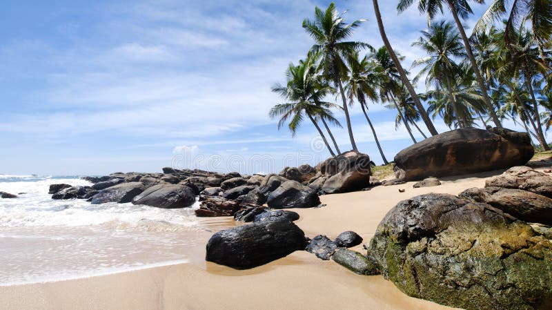 Ghana Coastline stock image. Image of water, sand, ghana - 26006743