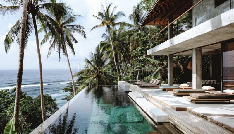 Tropical Paradise in Oceanfront Villa with Infinity Pool for Luxurious ...