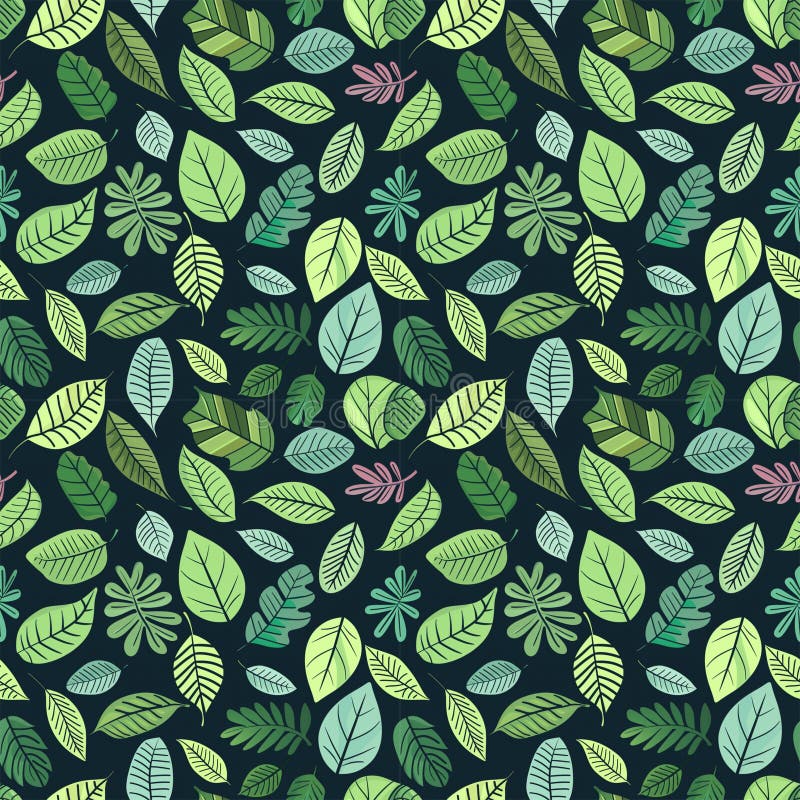 Tropical Paradise Seamless Pattern Pantone Vector Stock Illustration ...