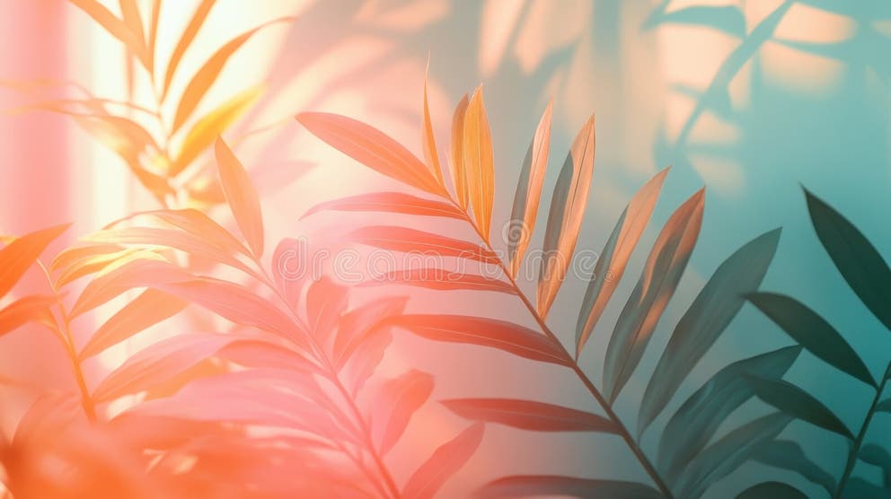 Tropical Pastel Dream, Tranquil, Dreamy Summer Backdrop Featuring ...