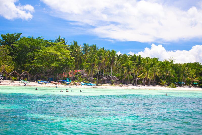 Tropical Perfect Island Puntod in Philippines Stock Image - Image of ...