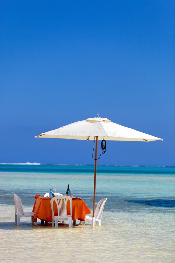 Tropical picnic stock image. Image of coast, sand, exotic - 26303191