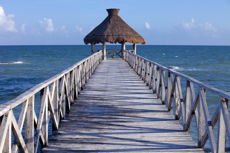 Tropical pier stock photo. Image of destinations, pier - 71885846