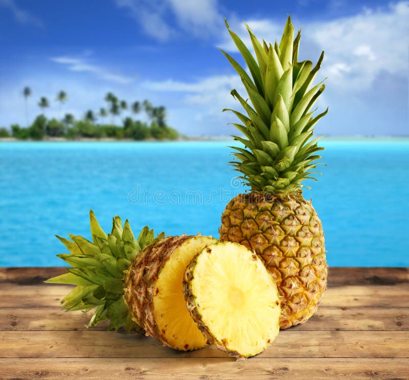 Tropical pineapple stock photo. Image of fruit, pineapple - 44285768