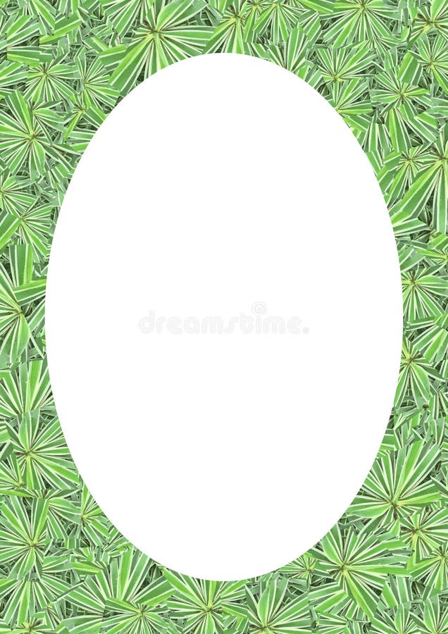 Tropical Plants Motif Random Pattern Stock Illustration - Illustration ...