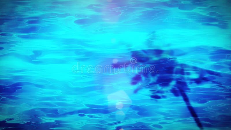 Tropical Pool Summer Reflection 4k Loop Stock Video - Video of slow ...