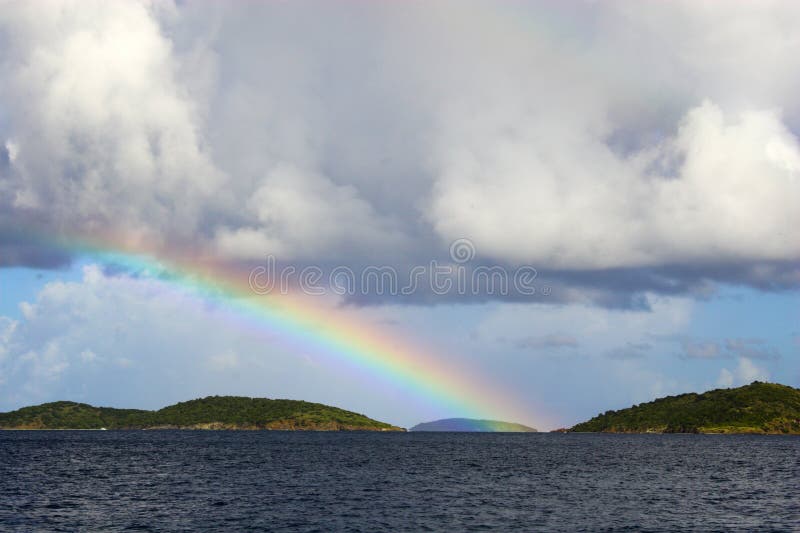 Tropical Rainbow Island stock photo. Image of blue, harmony - 16368668