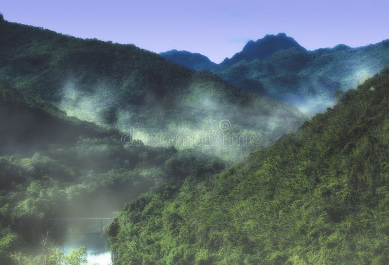 Tropical Rainforest Mountain Stock Photo - Image of quiet, leaves: 94394586