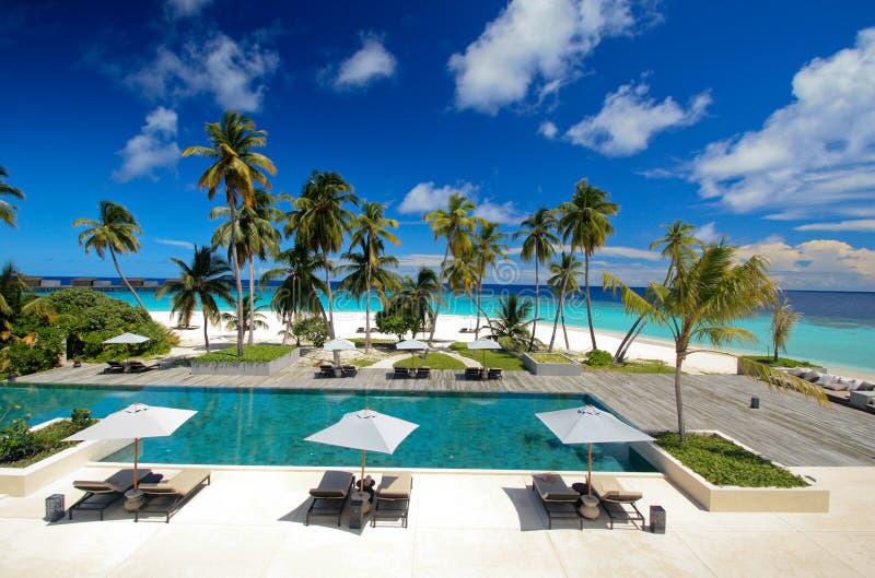 Tropical resort stock image. Image of summer, tropical - 13994797