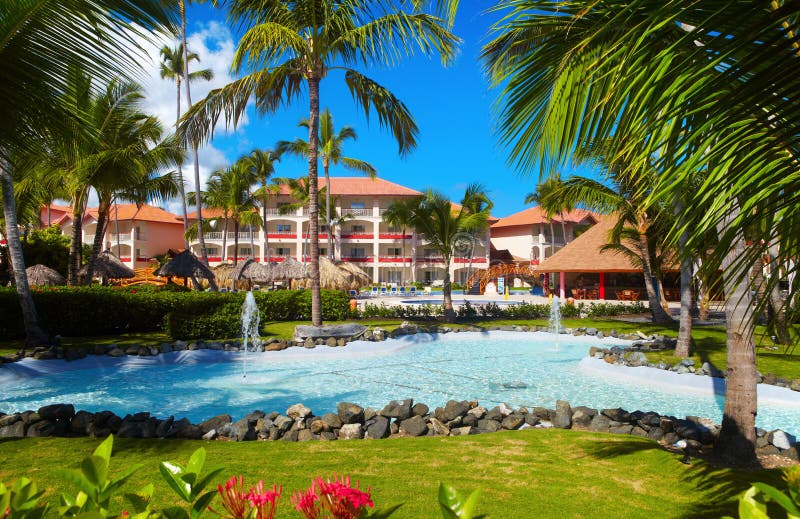 Tropical resort. stock photo. Image of vacation, tropical - 47607146