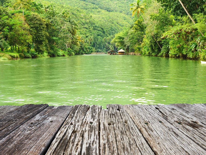 Tropical River stock photo. Image of tropical, pier, flowing - 54989676