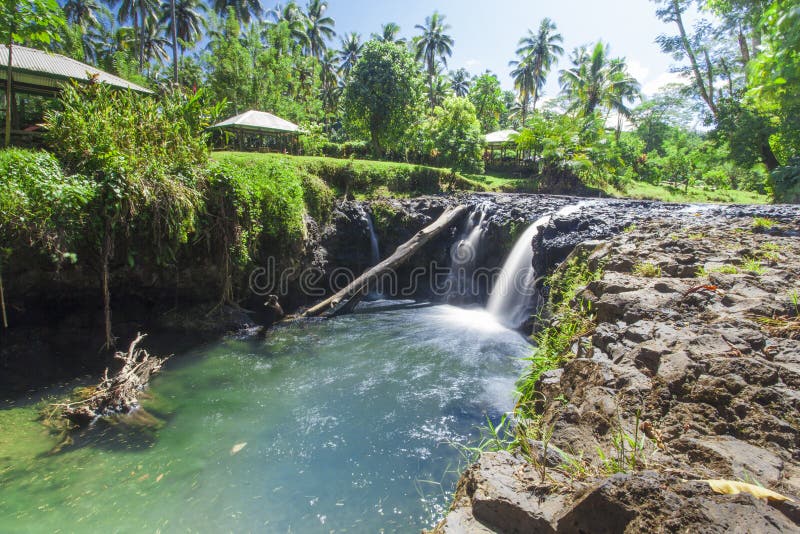 Sopoaga Falls stock photo. Image of lush, fall, upolu - 64506022