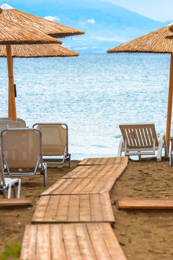 Tropical Scene St the Beach Stock Photo - Image of coastal, holidays ...