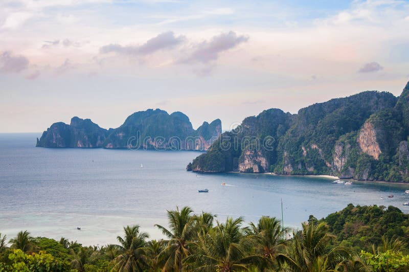 Tropic sea view stock photo. Image of pipi, krabi, green - 29729264