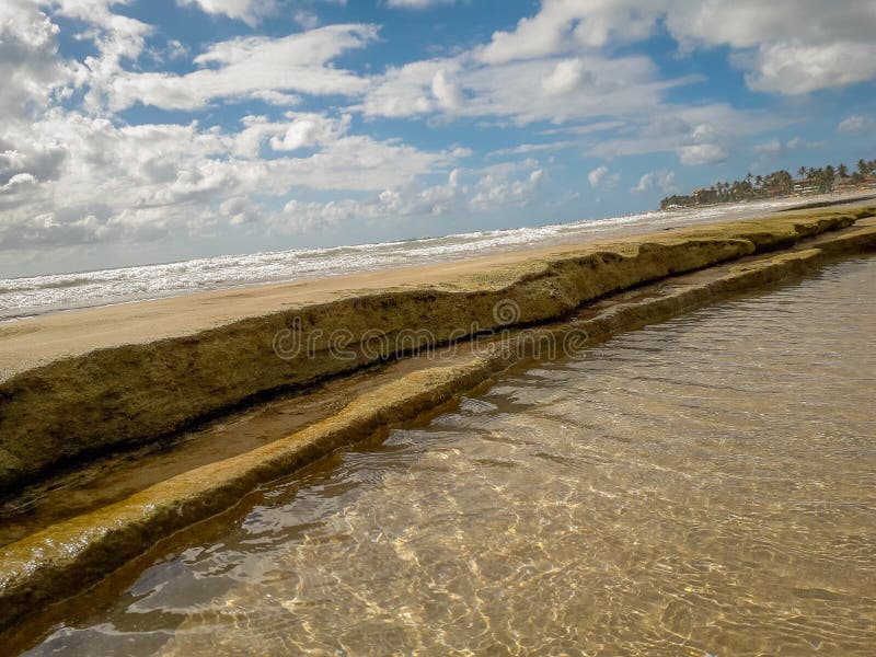 Tropical Sea Water Texture Reflections in Brazil Stock Image - Image of ...