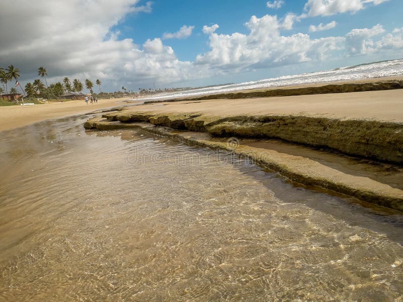 Tropical Sea Water Texture Reflections in Brazil Stock Image - Image of ...
