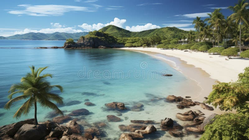 Tropical Serenity. the Pristine Beaches and Crystal-Clear Waters of the ...