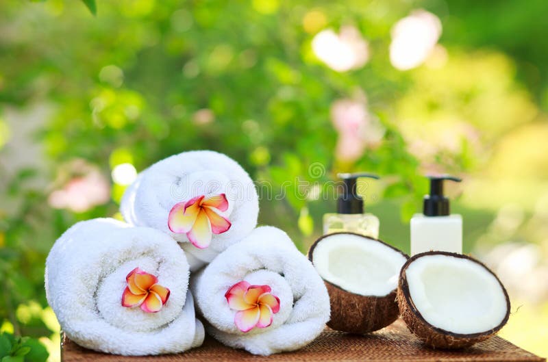Tropical Spa stock photo. Image of closeup, setting, skincare - 17767720