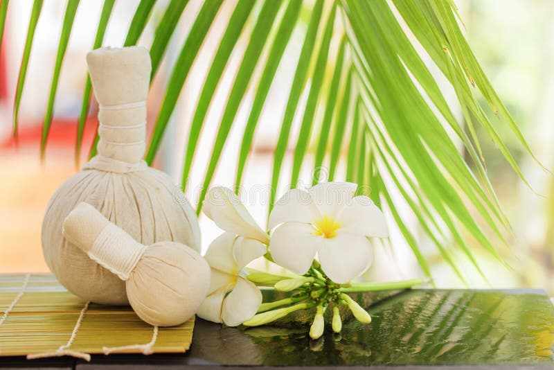 Tropical spa concept stock photo. Image of flower, blue - 122288566