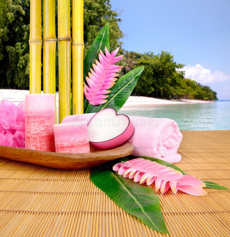 Tropical spa stock image. Image of organic, paradise - 32806449