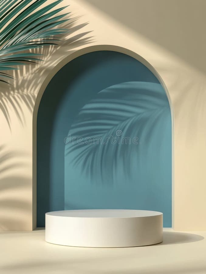 Tropical Studio with Sunlit Archway Serves As a Display for Product ...