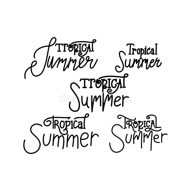 Summer Script Writing Font Word Text Words Season Calligraphy Fonts ...