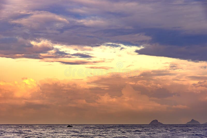 Sunrise on Ipanema Beach in Rio De Janeiro Stock Image - Image of ...